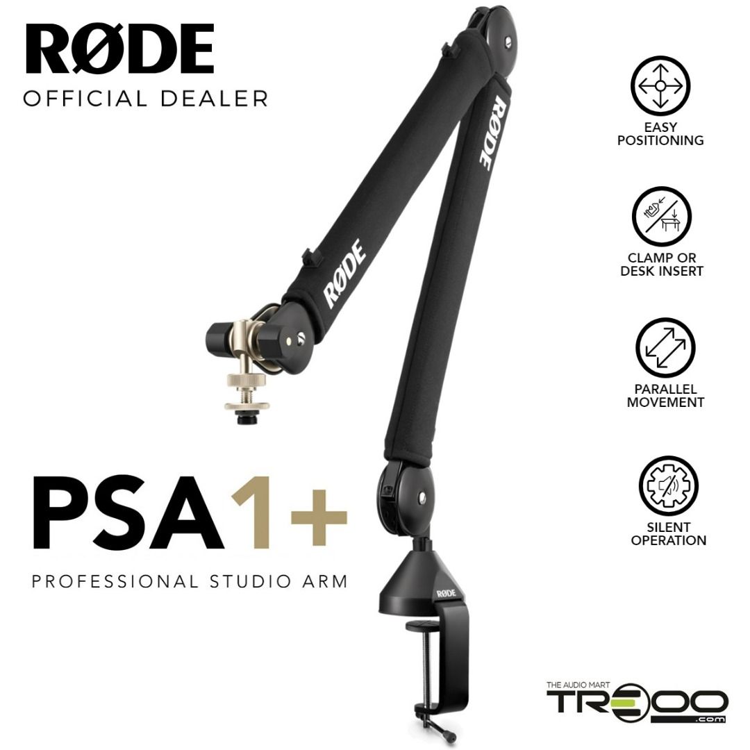 [Official] RODE PSA1+ Professional Studio Desk Clamp Boom Arm for ...