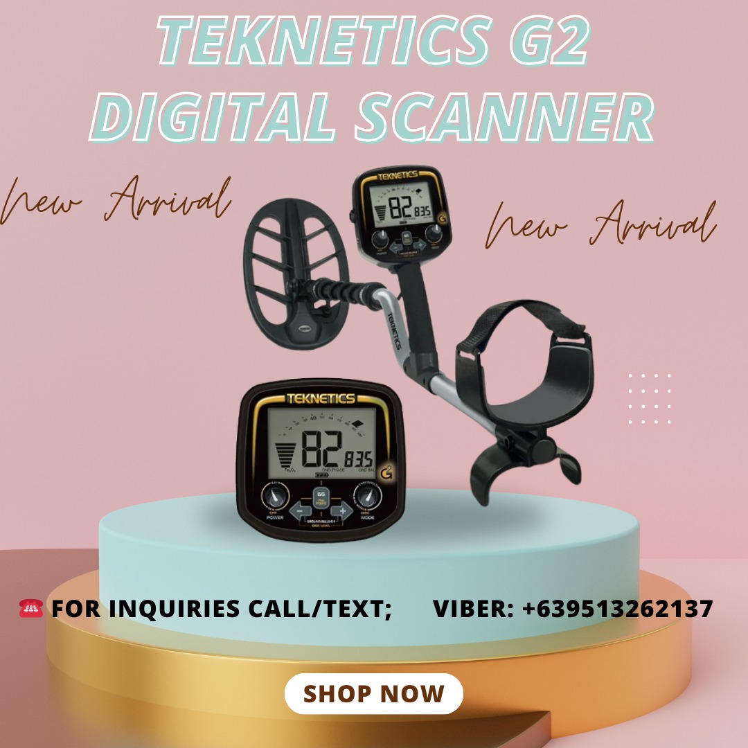 ON-HAND 5 METERS DEPTH TEKNETICS G2 DIGITAL SCANNER METAL AND GOLD ...