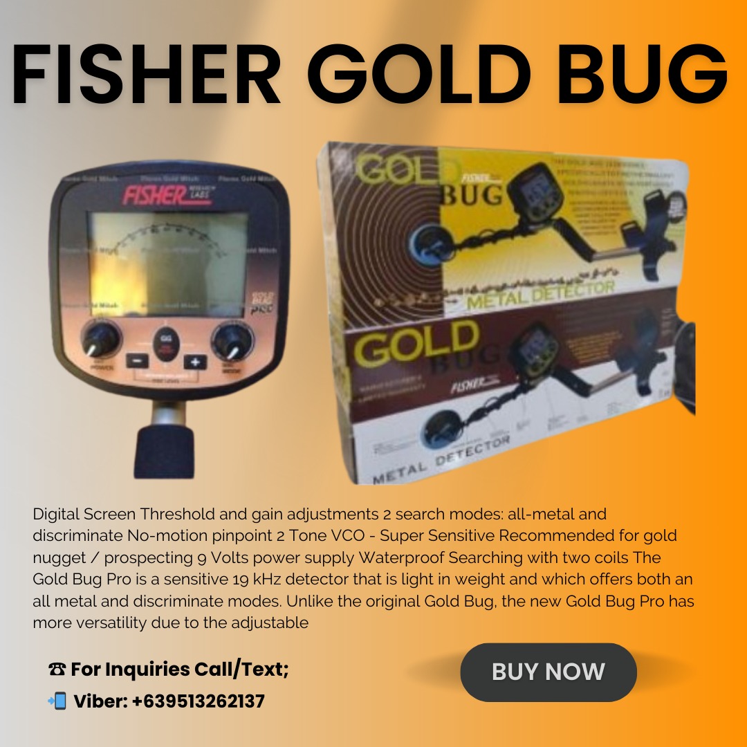 ONHAND underground scanner Metal or Gold detector Fisher Gold Bug ...
