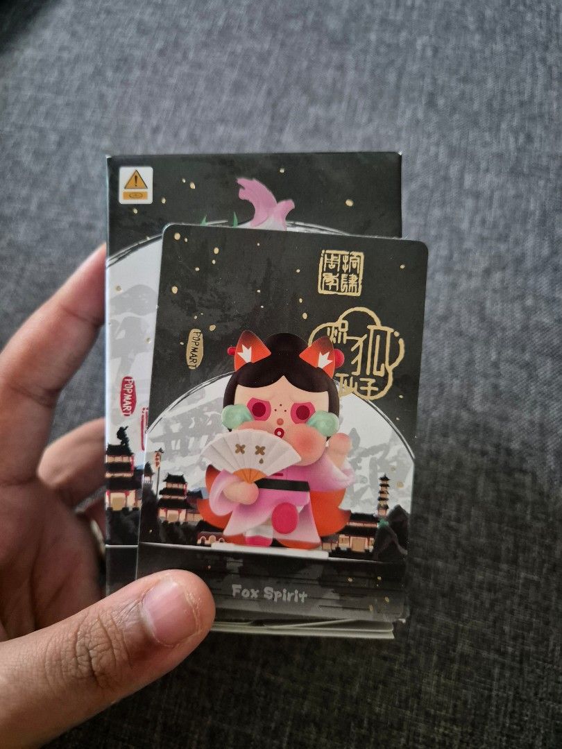 POP MART 14TH ANNIVERSARY BLIND BOX • FOX SPIRIT (CRY BABY), Hobbies ...