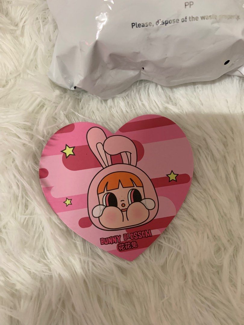 Pop Mart Powerpuff Girls Crybaby Vinyl Pendant Bunny Blossom, Hobbies ...
