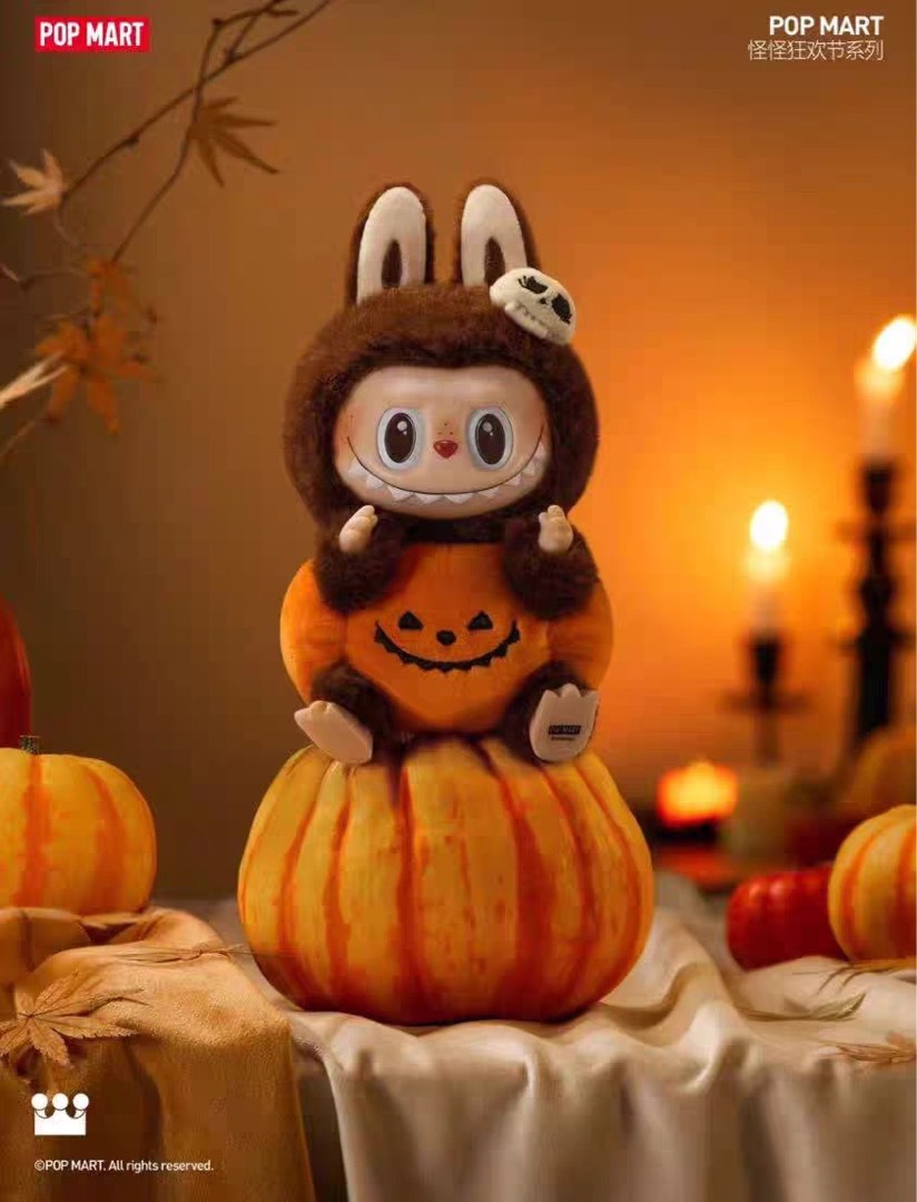 POPmart Labubu Halloween Pumpkin, Hobbies & Toys, Toys & Games on Carousell