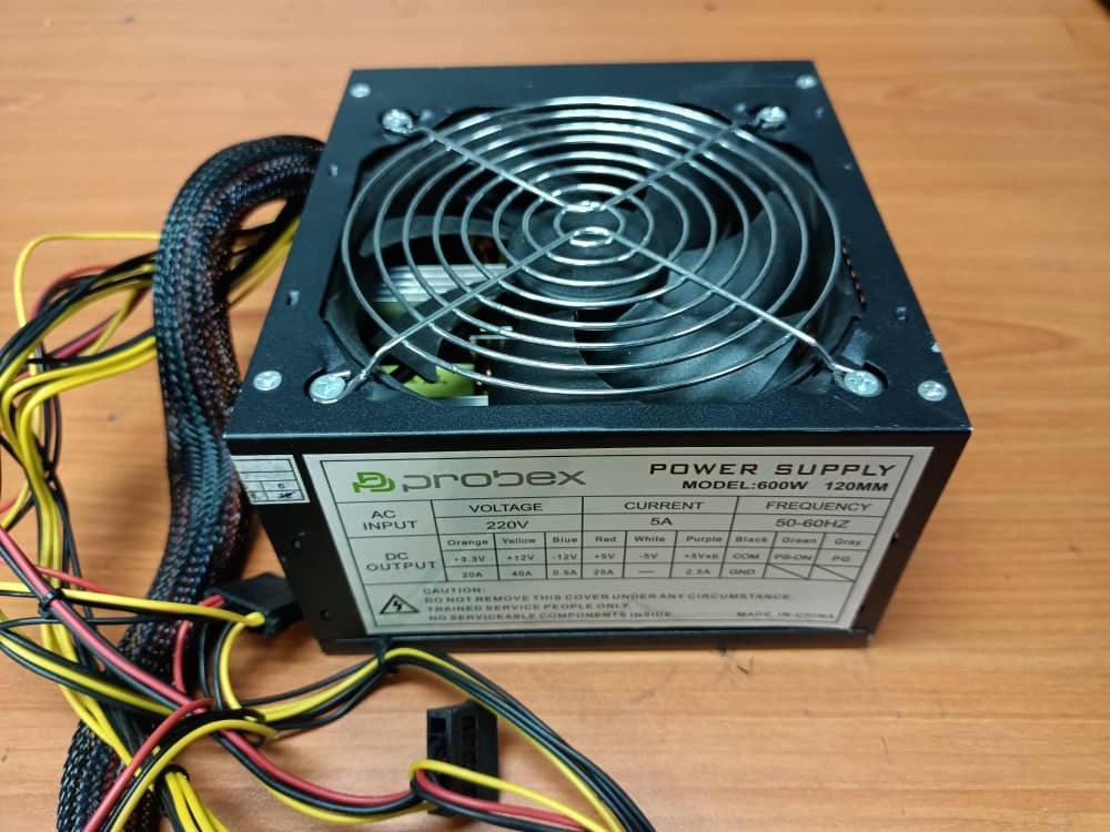Probex 600W Power Supply, Computers & Tech, Parts & Accessories, Other ...