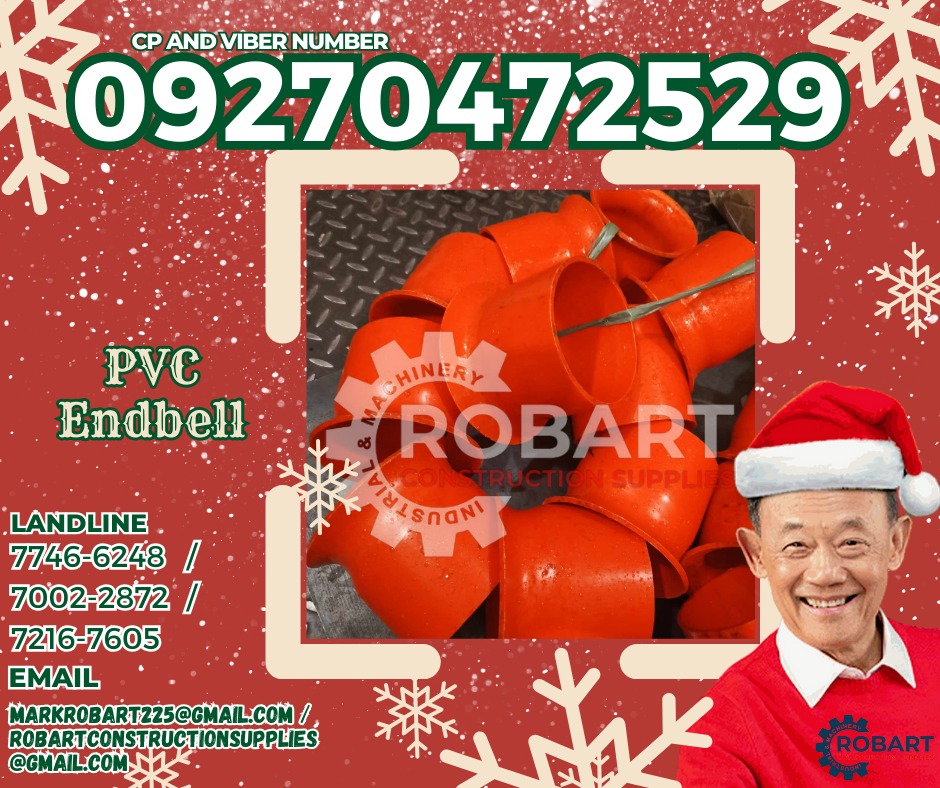 PVC End Bell, Commercial & Industrial, Construction Tools & Equipment ...