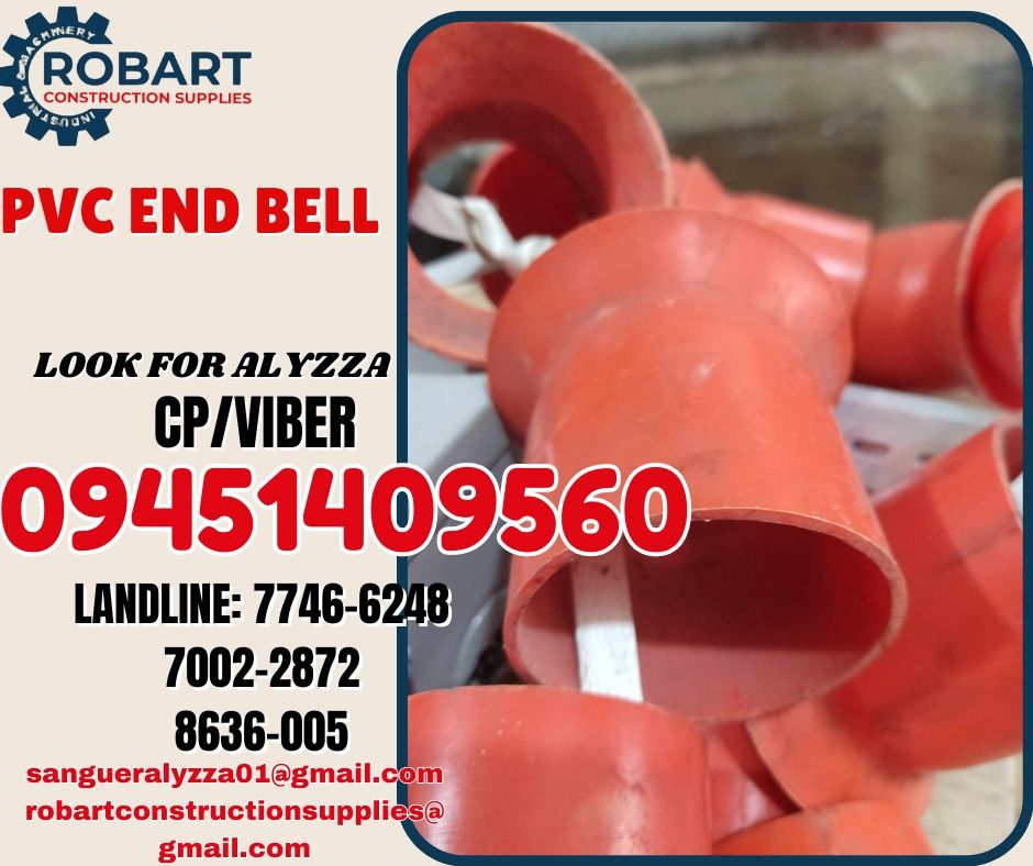 PVC END BELL 2", Commercial & Industrial, Construction Tools ...