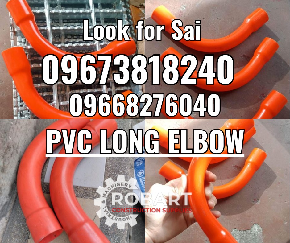 PVC Long Elbow, Commercial & Industrial, Construction Tools & Equipment ...