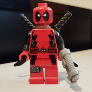LEGO Deadpool Minifigure (Only legs and katanas holder), Hobbies & Toys ...
