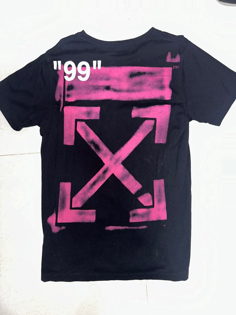 (Rare) Offwhite Stencil, Men's Fashion, Tops & Sets, Tshirts & Polo ...