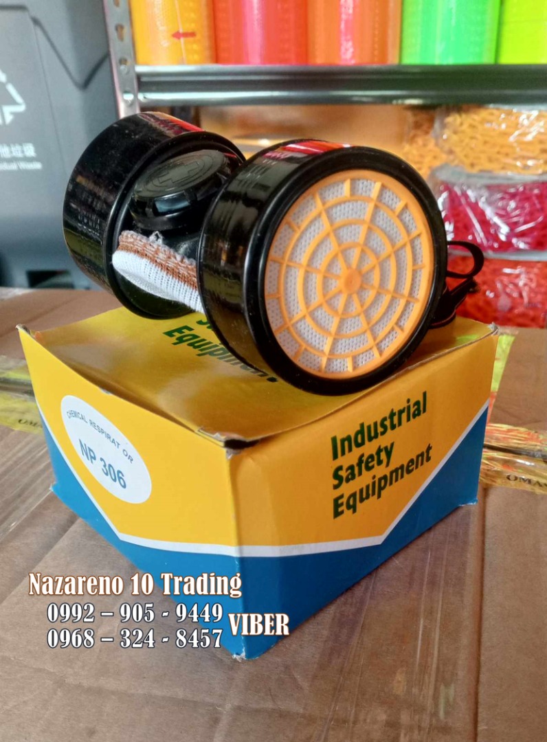 respirator mask double filter, Commercial & Industrial, Construction ...