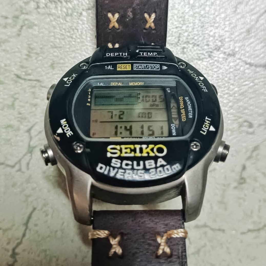 SEIKO M796 SCUBA DIVERS 200M ORIGINAL JAPAN VINTAGE TITANIUM WATCH, Men ...