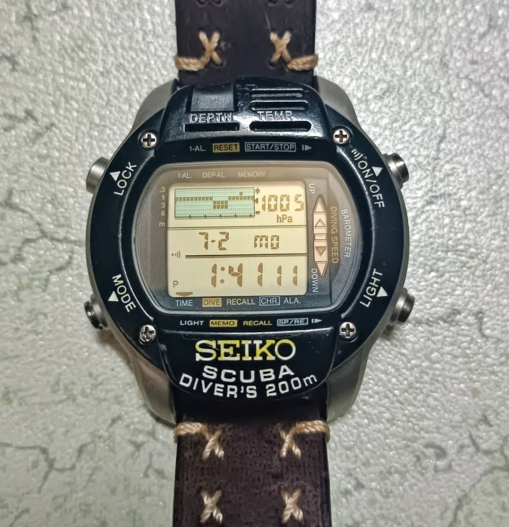 SEIKO M796 SCUBA DIVERS 200M ORIGINAL JAPAN VINTAGE TITANIUM WATCH, Men ...
