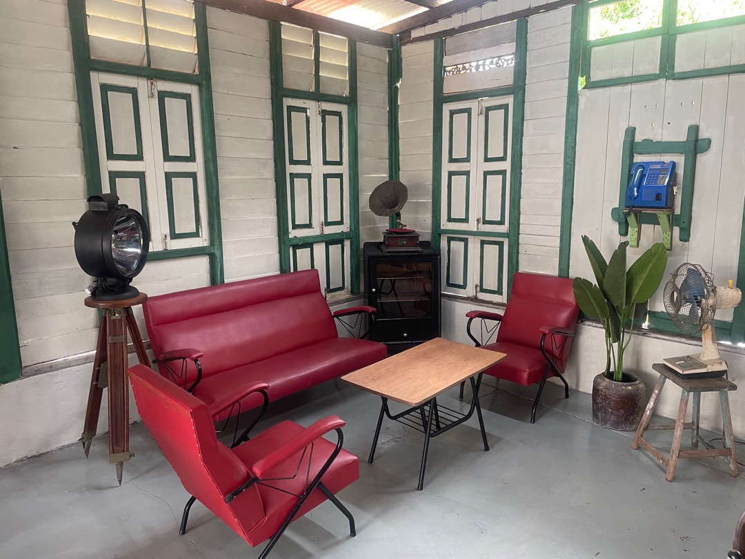 Set Kerusi Pak Maon ( 2 + 1) with Coffee Table, Furniture & Home Living ...