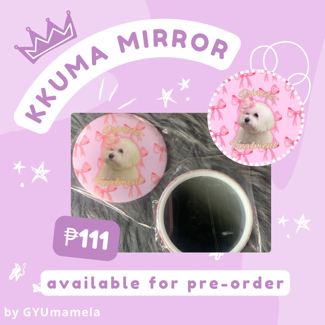 SEVENTEEN FANMADE MERCH KKUMA MIRROR, Beauty & Personal Care, Face ...