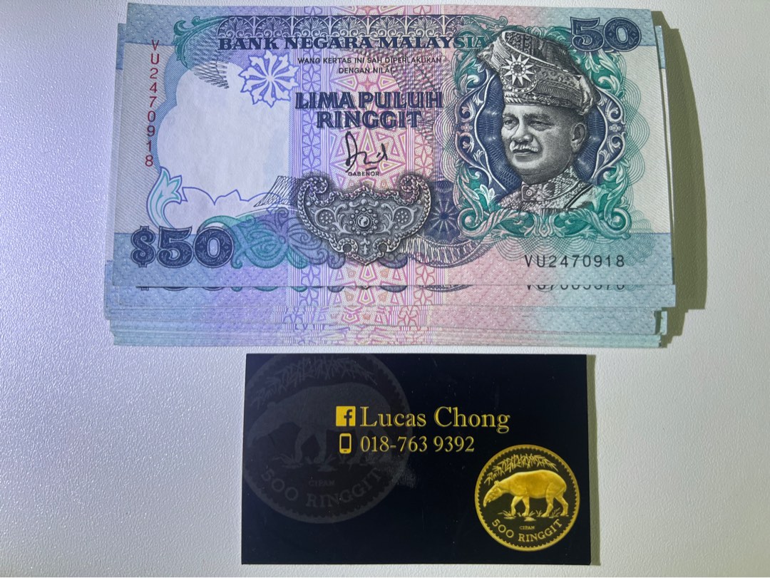 Siri Ke-enam 50 Ringgit, Hobbies & Toys, Collectibles & Memorabilia ...