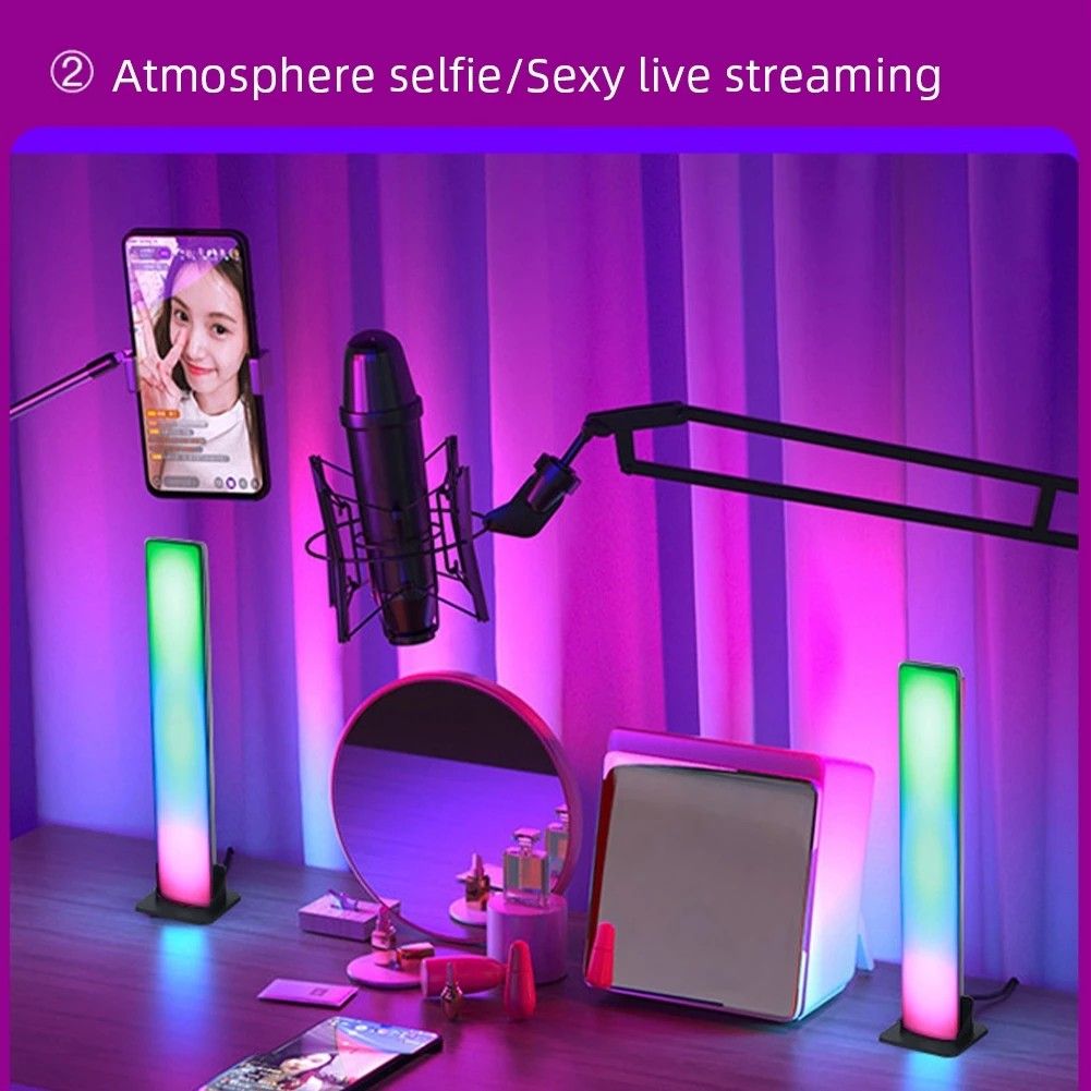 Smart LED Light Bars Gaming With Music Sync Modes APP Control ...