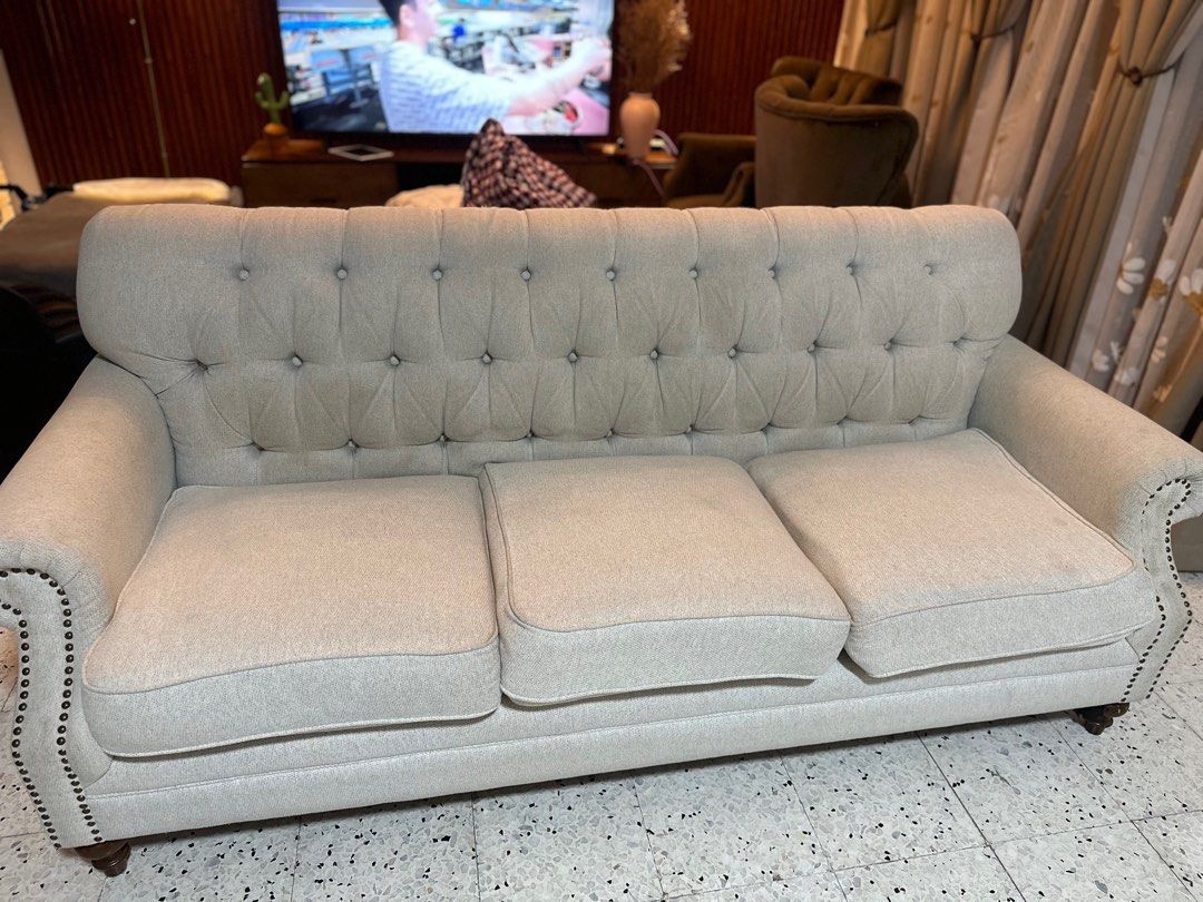 SSF 3 Seater Sofa, Furniture & Home Living, Furniture, Sofas on Carousell