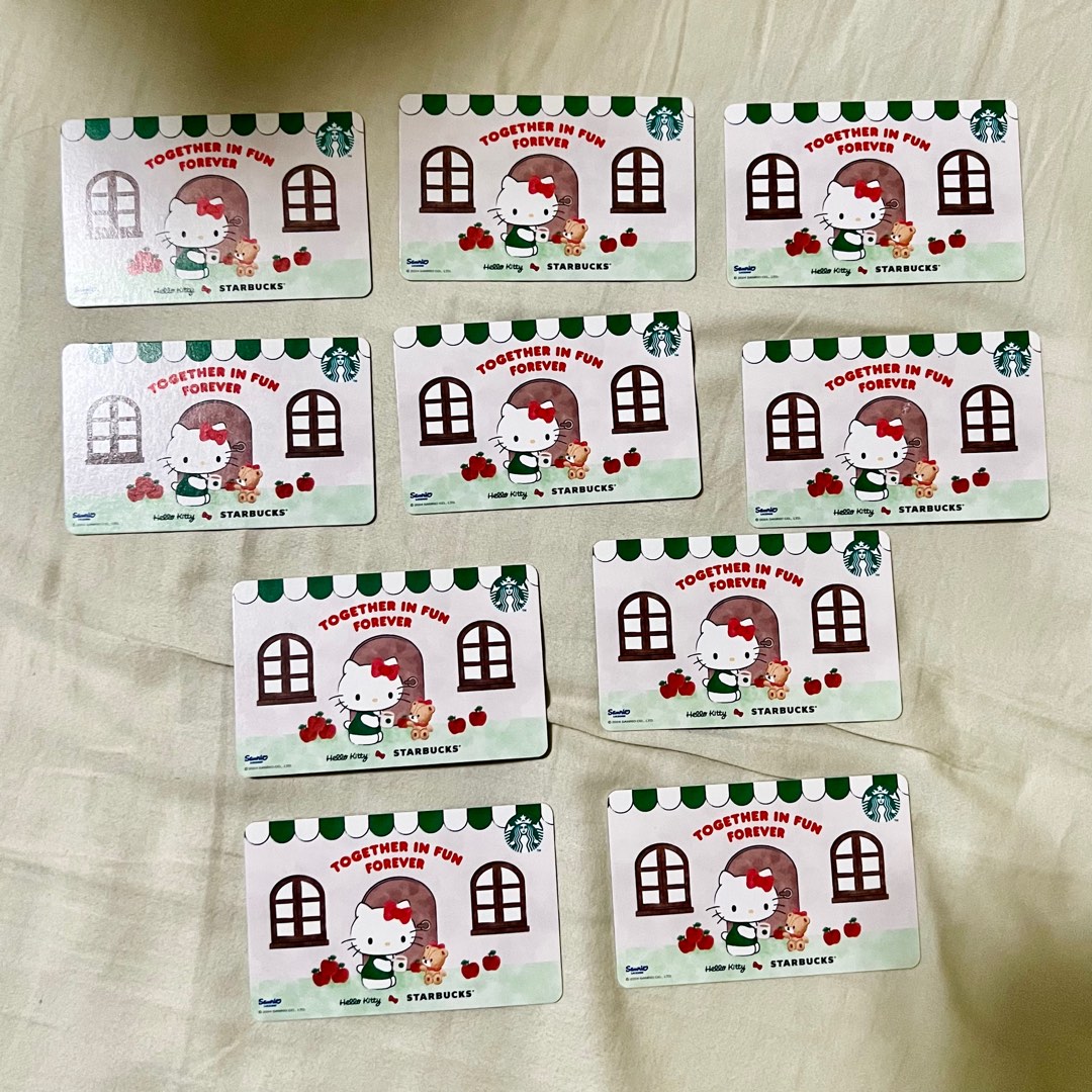 Starbucks x Hello Kitty Gift Card w/ P500 load, Food & Drinks ...
