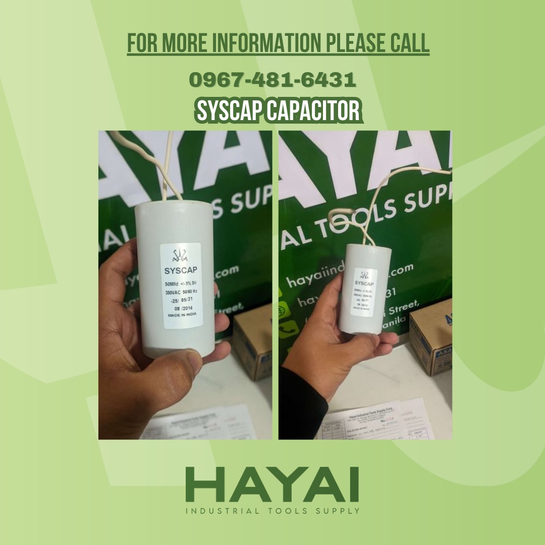 Syscap Capacitor, Commercial & Industrial, Construction Tools & Equipment on Carousell