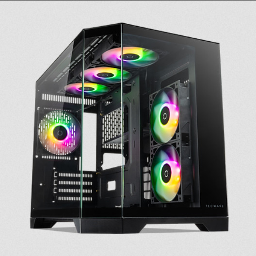 Tecware VX Trinity M TG MATX Triple Tempered Glass Come With 6 ARGB ...
