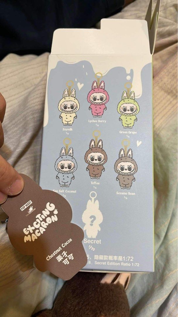 WITH BOX - The Monsters Labubu Macaron (V1) - Secret Chestnut Cocoa, Hobbies & Toys, Toys ...