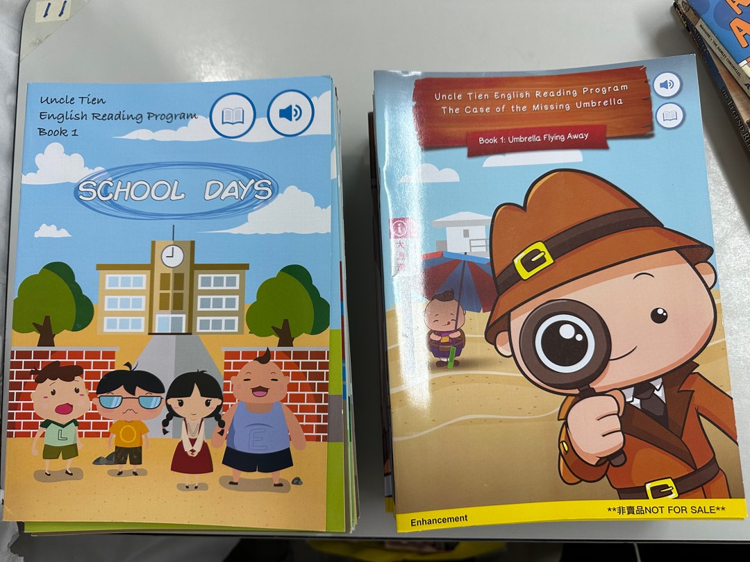 田叔叔英文圖書Uncle Tien Story #Uncle Tien English Reading Program, 興趣及遊戲, 書本 ...