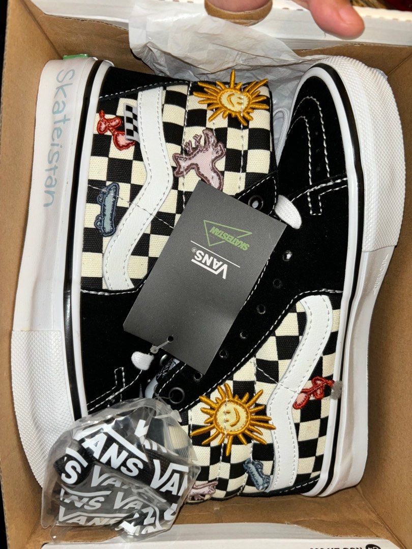 Vans x Skateistan Limited Edition Collab Skate Sk8-hi, Women's Fashion ...