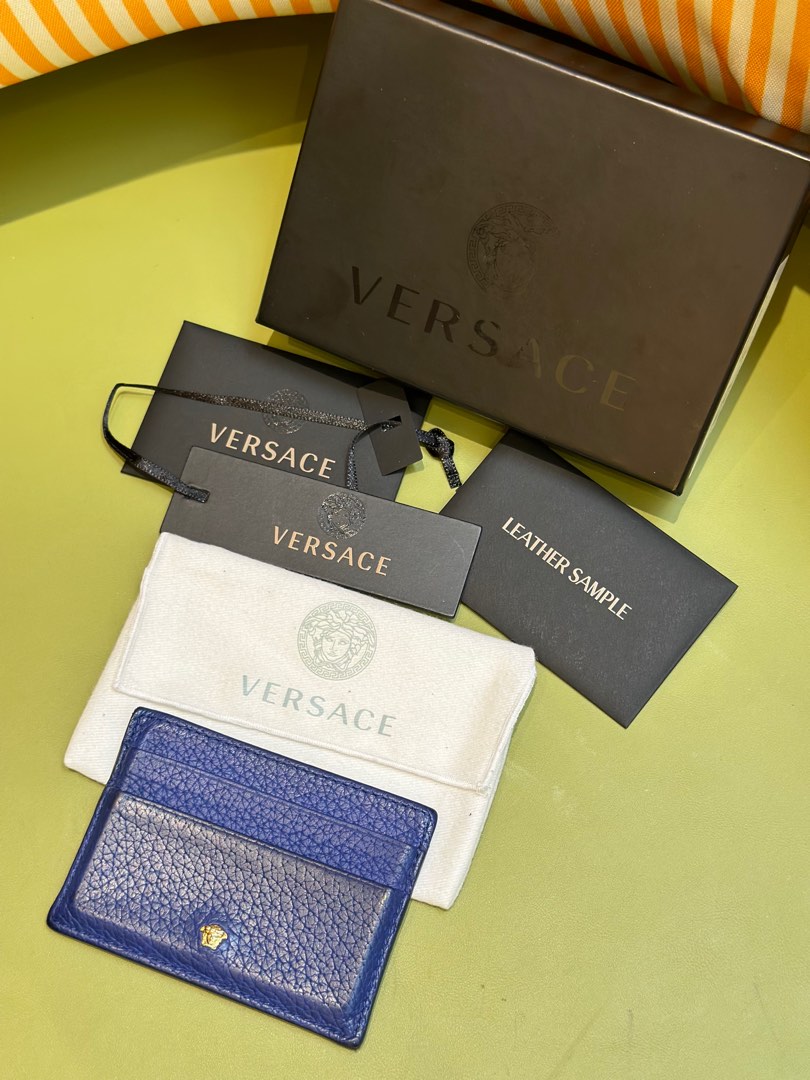 Versace Card Holder Authentic, Luxury, Bags & Wallets on Carousell