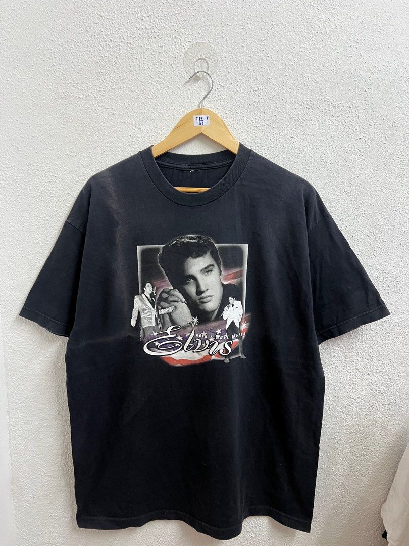 Vintage 90s Elvis Presley, Men's Fashion, Tops & Sets, Tshirts & Polo ...