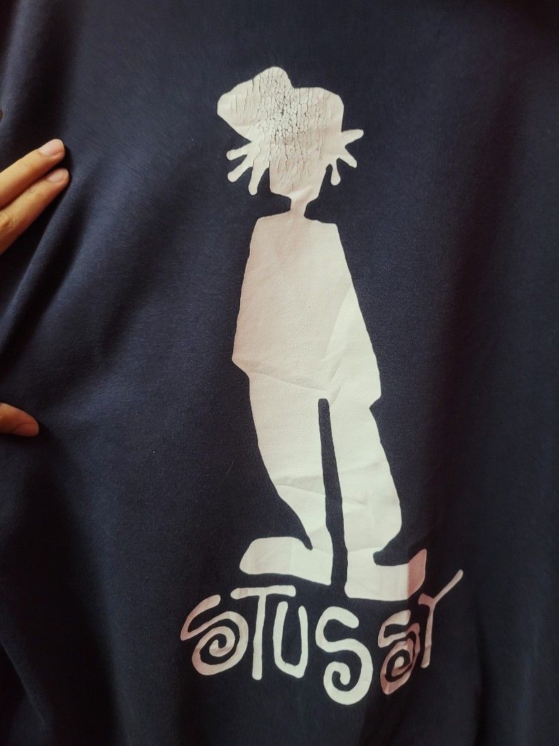 Vintage 90s stussy stickman hoodie, Men's Fashion, Coats, Jackets and ...