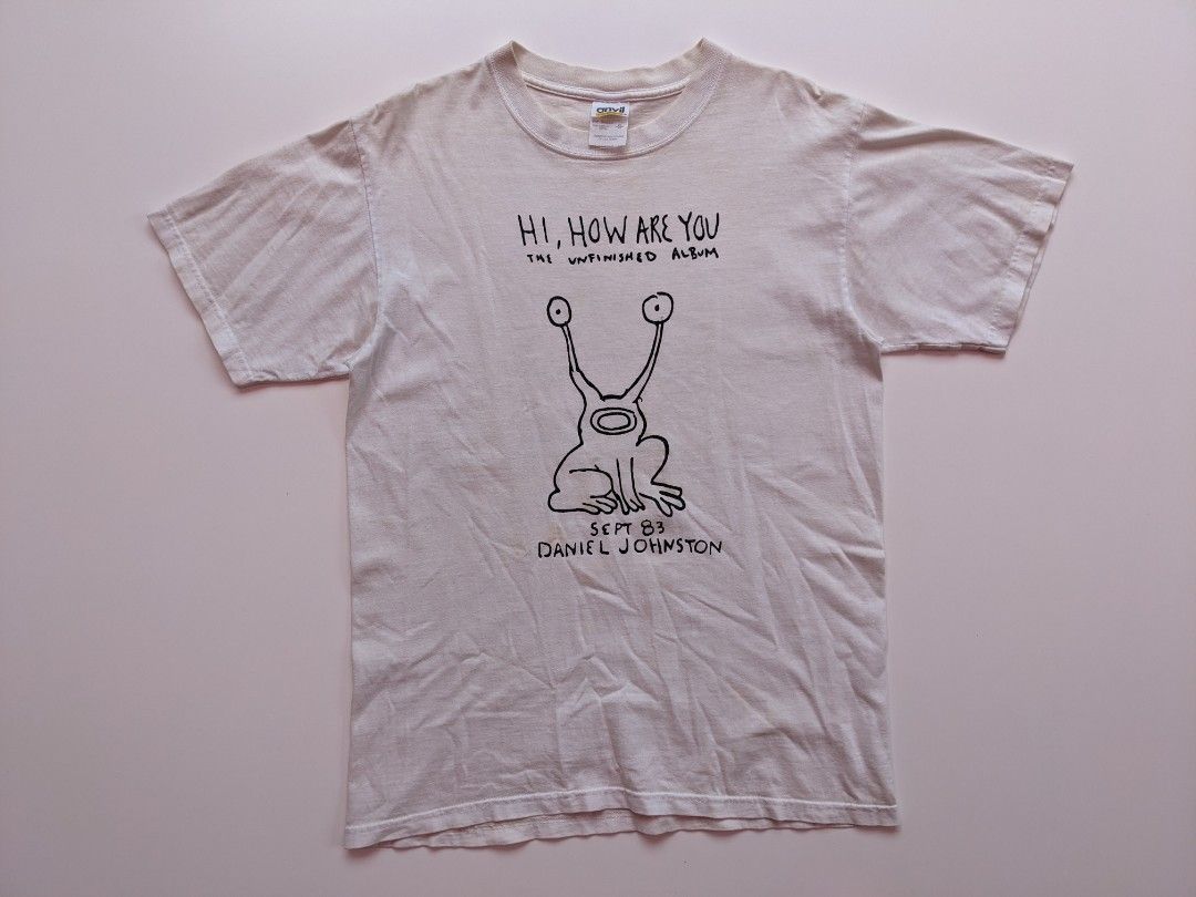Vintage Daniel Johnston Kurt Cobain Nirvana tee, Men's Fashion, Tops & Sets, Tshirts & Polo ...