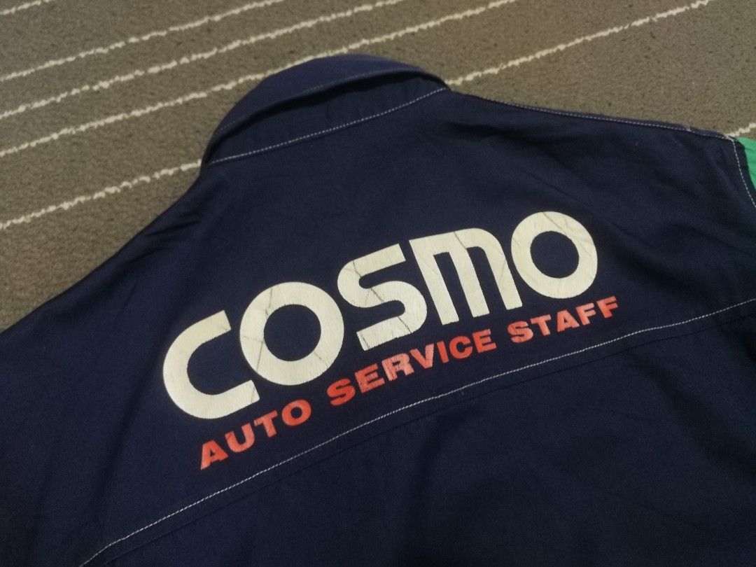 Vintage JDM X cosmo auto service staff M 1812, Luxury, Apparel on Carousell