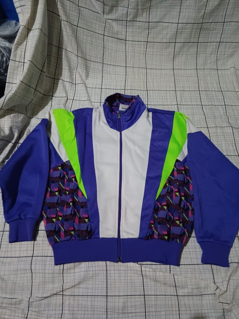 Vintage Mizuno 90s Exercise Unit Super Star Full Zipper Box Fit Jacket ...