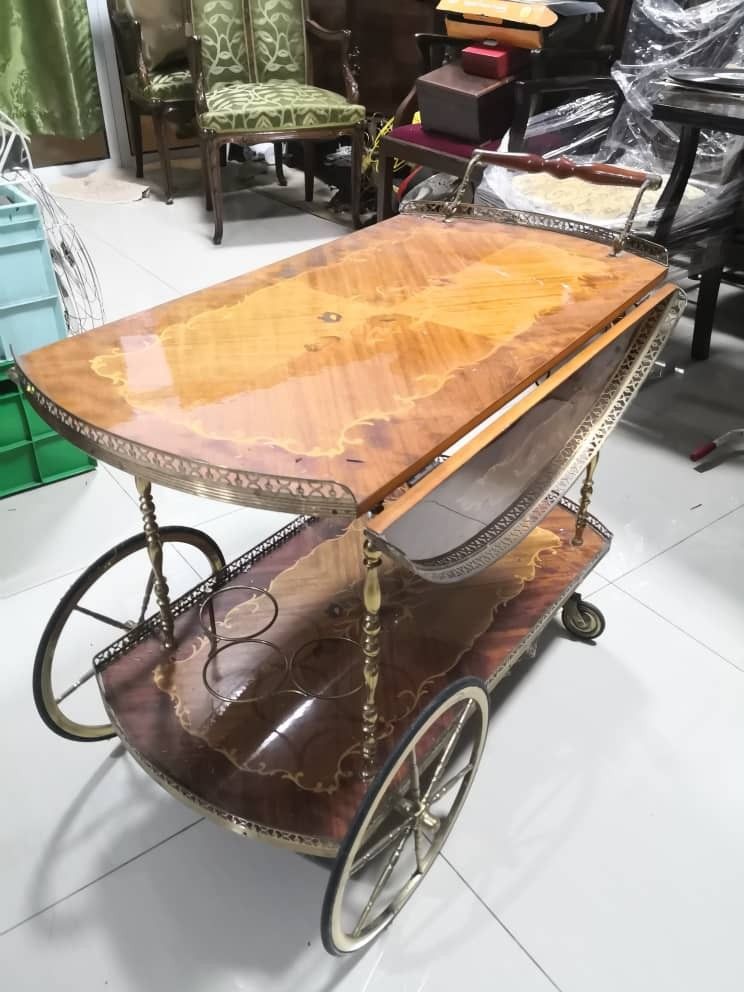 VINTAGE TEA TROLLEY, Furniture & Home Living, Furniture, Other Home ...