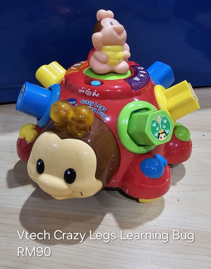 Vtech Crazy Legs Learning Bug, Hobbies & Toys, Toys & Games on Carousell