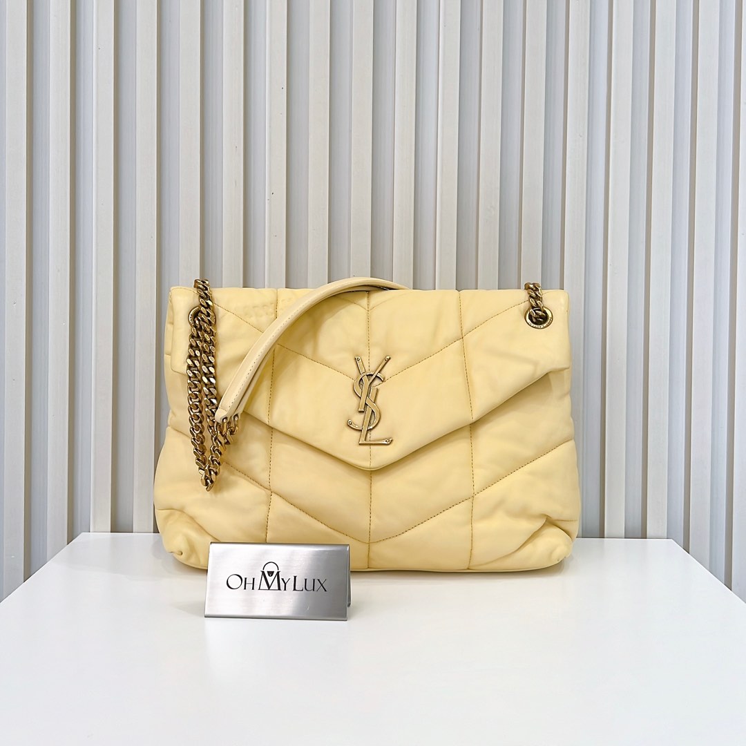 Ysl Puffer In Nappa Leather, Luxury, Bags & Wallets on Carousell
