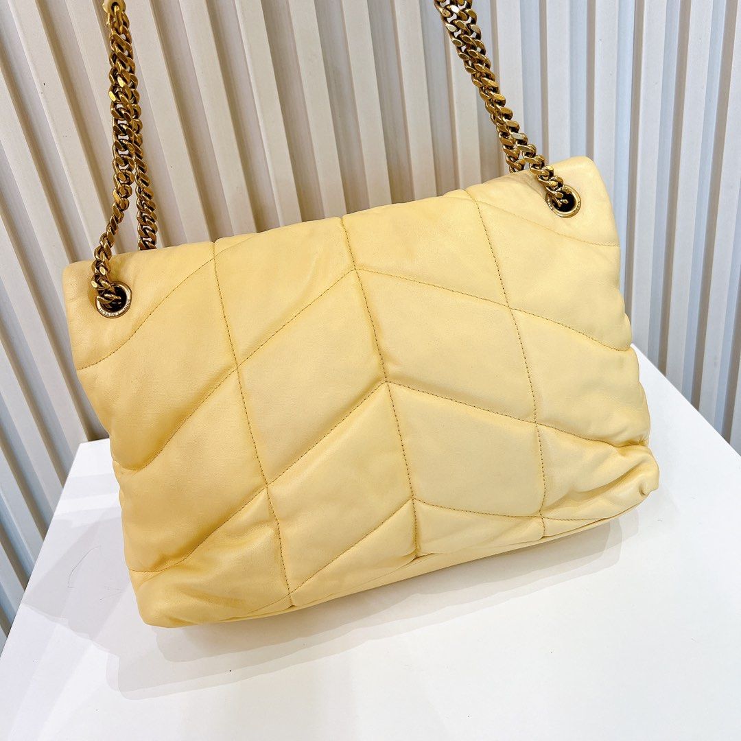 Ysl Puffer In Nappa Leather, Luxury, Bags & Wallets on Carousell