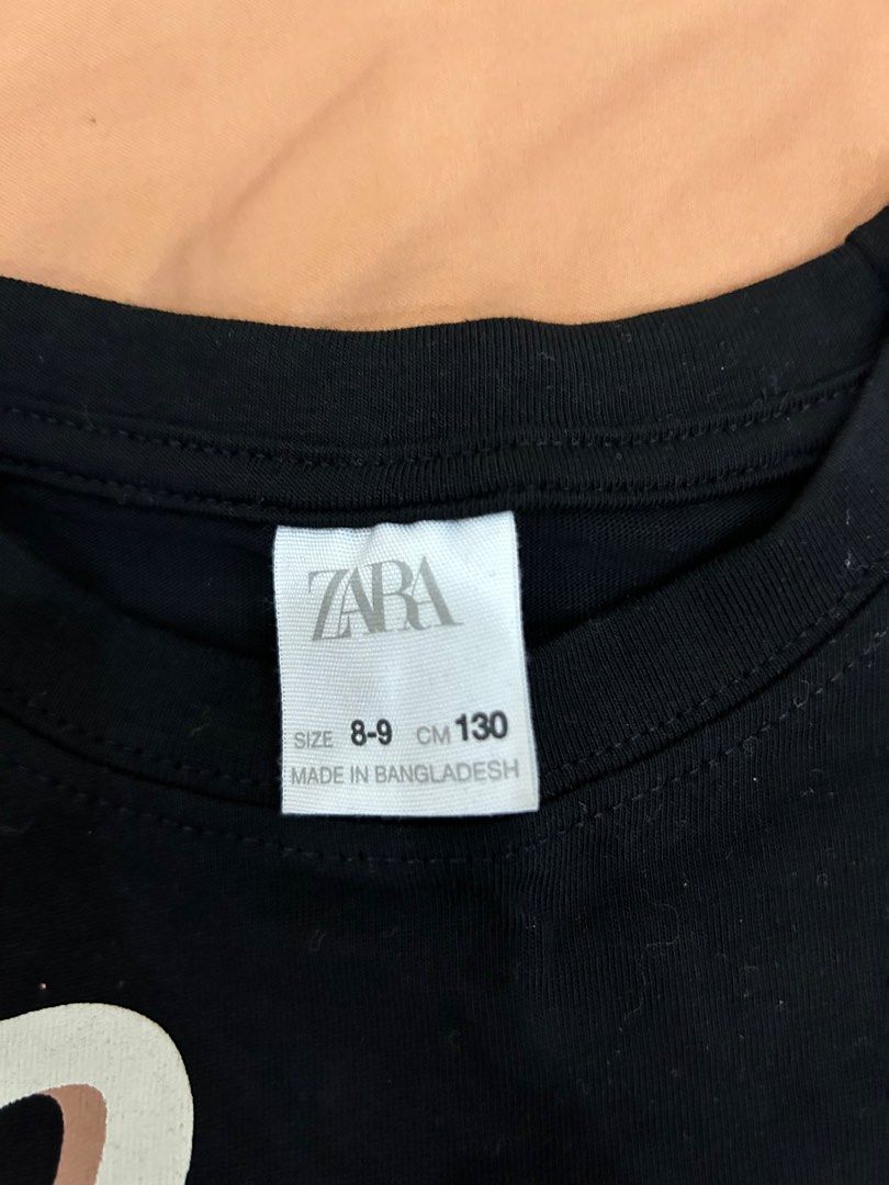 ZARA long sleeve tee shirt (8-9 years old, 130cm), Babies & Kids, Babies & Kids Fashion on Carousell