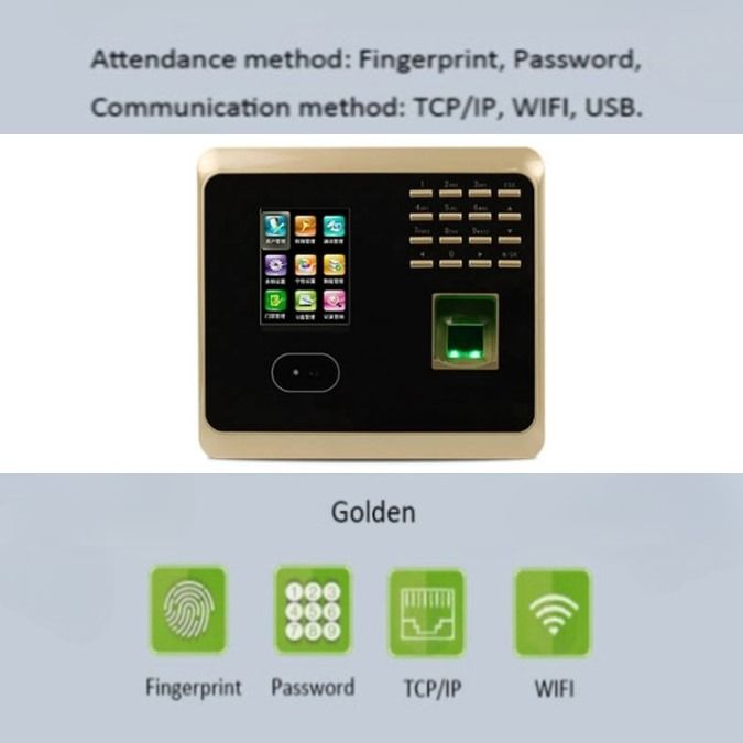 ZKTeco WiFi Biometric Fingerprint Face Recognition Time Attendance System UF100 Plus, Computers ...