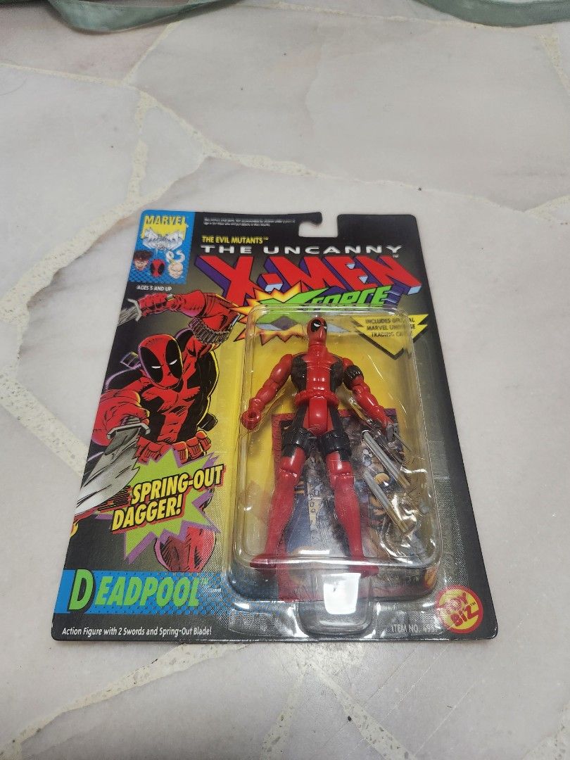 1st ever Deadpool action figure 1992 Vintage Toy Biz with Wolverine ...