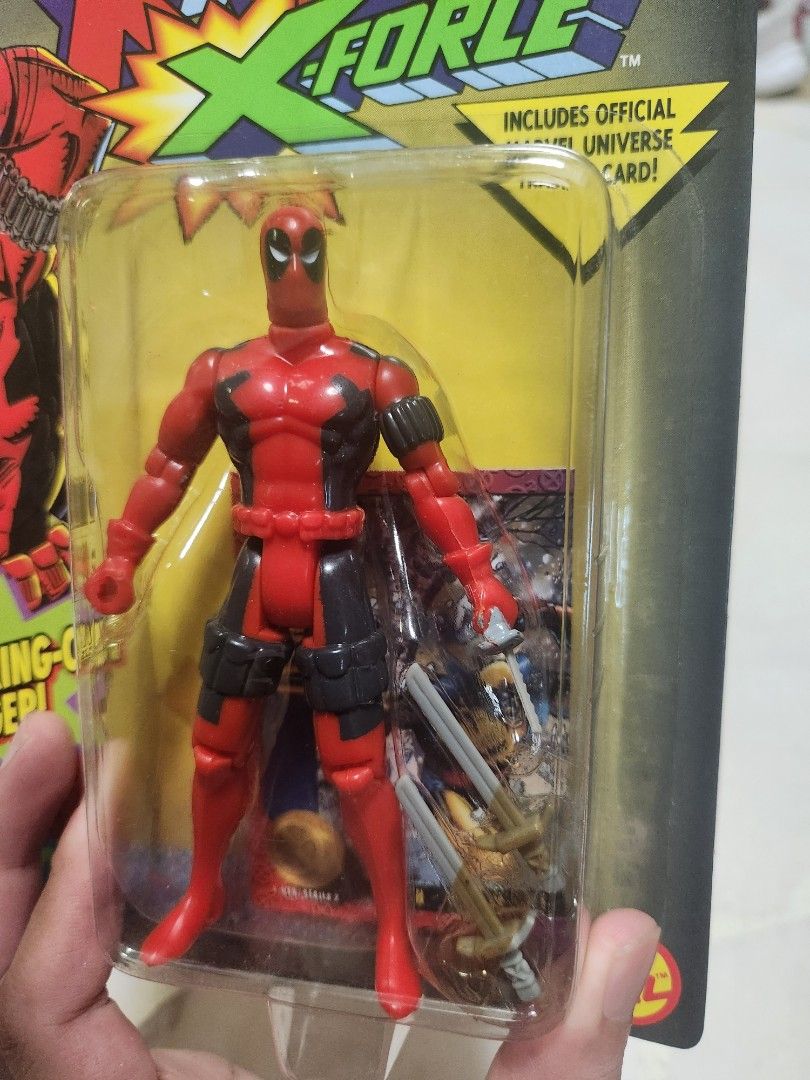 1st ever Deadpool action figure 1992 Vintage Toy Biz with Wolverine ...