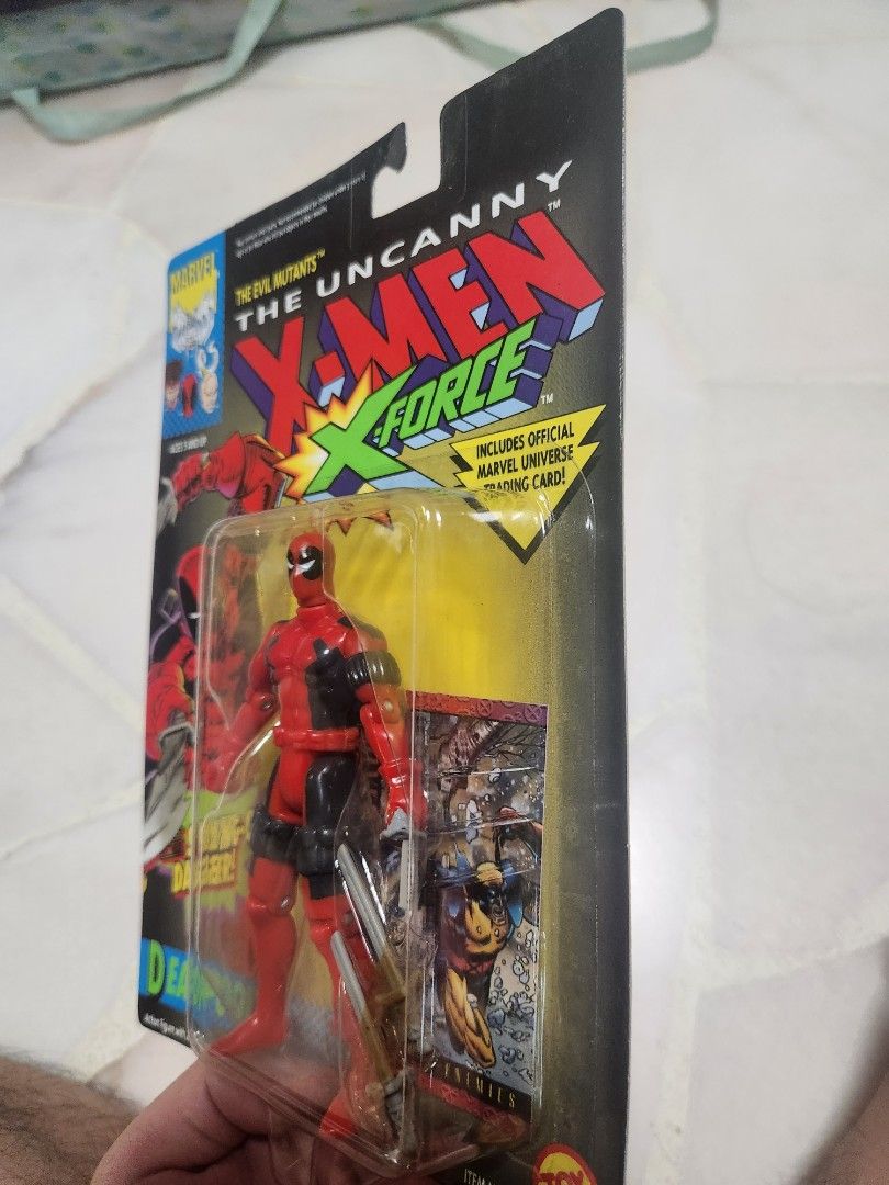 1st ever Deadpool action figure 1992 Vintage Toy Biz with Wolverine ...