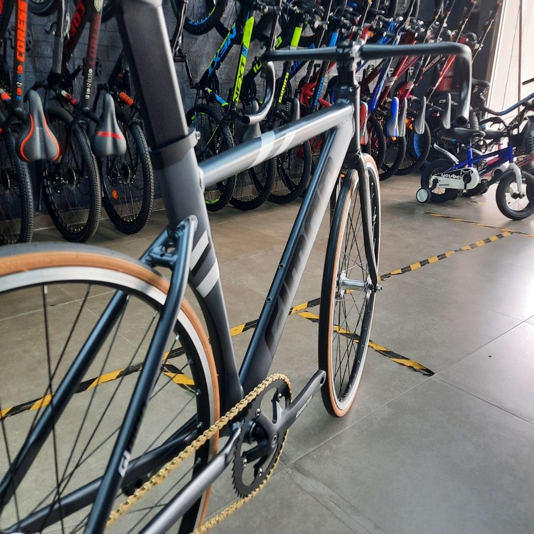 700c GIman Aero Fixed Gear Alloy, Sports Equipment, Bicycles & Parts ...