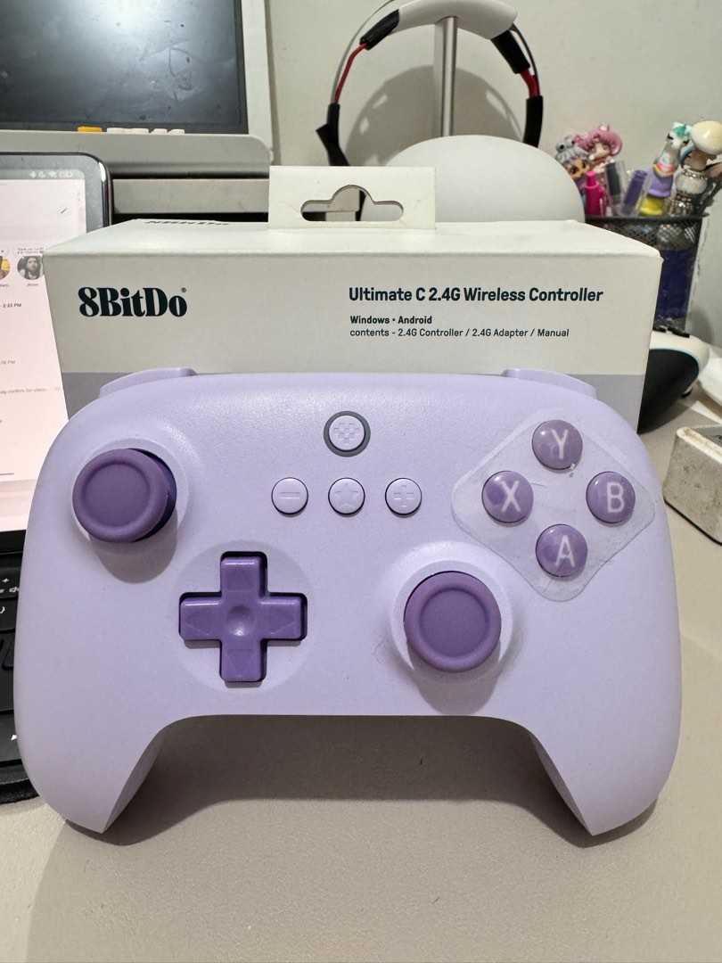 8BitDo Purple Controller, Video Gaming, Gaming Accessories, Controllers ...