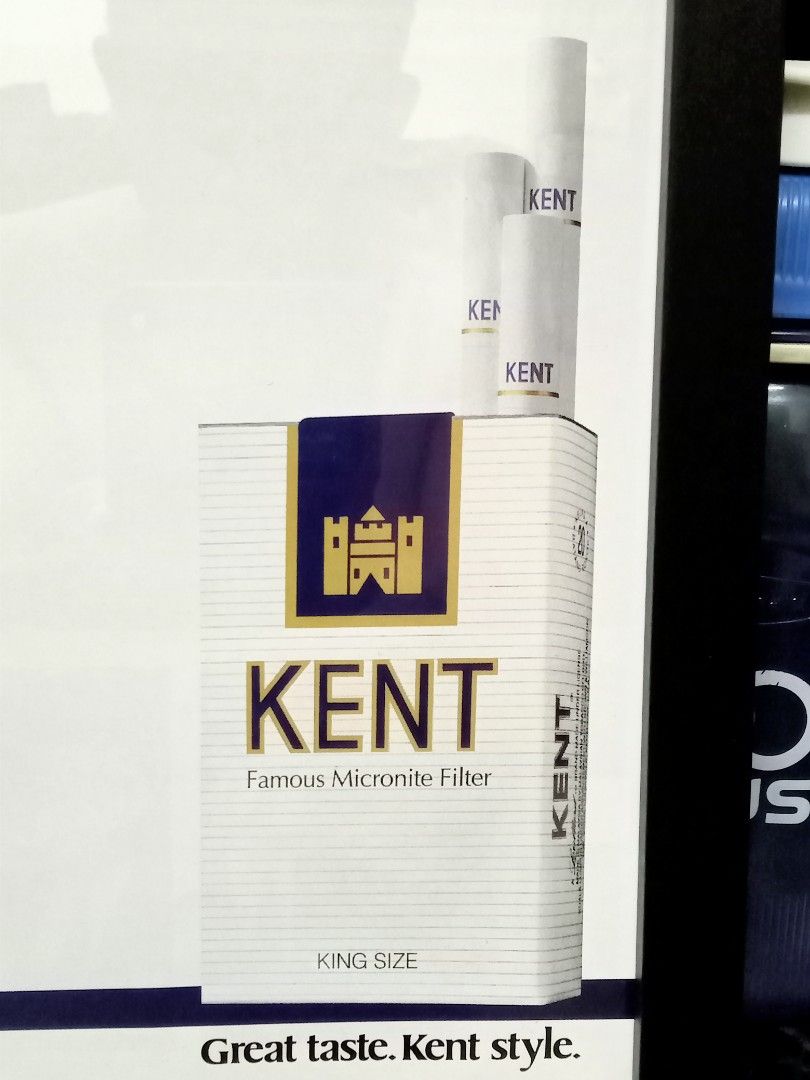 90's Kent Sign + Frame Kayu, Hobbies & Toys, Collectibles & Memorabilia ...