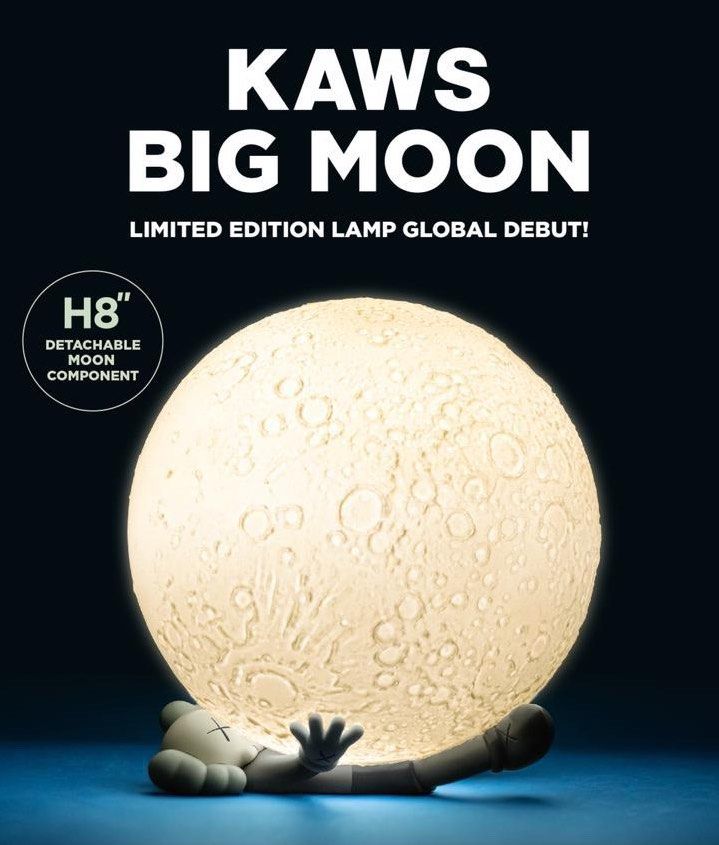 預訂 《 KAWS HOLIDAY BIG MOON LAMP 燈 》, 預購 - Carousell