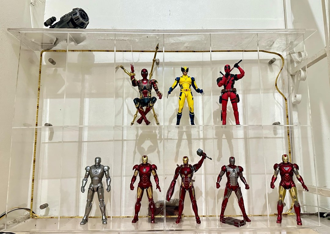 Acrylic Action Figure Display Case with Cover, Hobbies & Toys, Toys ...