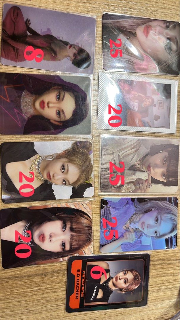 aespa photocards girls savage era winter karina ningning giselle, Hobbies & Toys, Collectibles ...