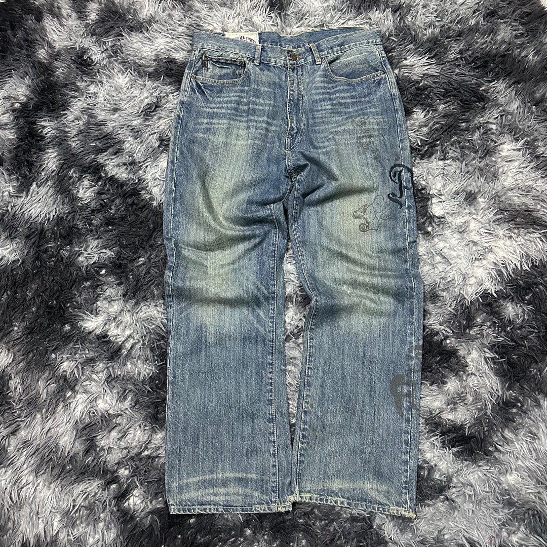 America First Baggy Jeans Metal Emo Punk Tapout Kiss Gore Affliction ...