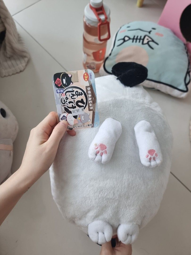 Amuse original japan cat plush xxl good luck tricolour, Hobbies & Toys ...