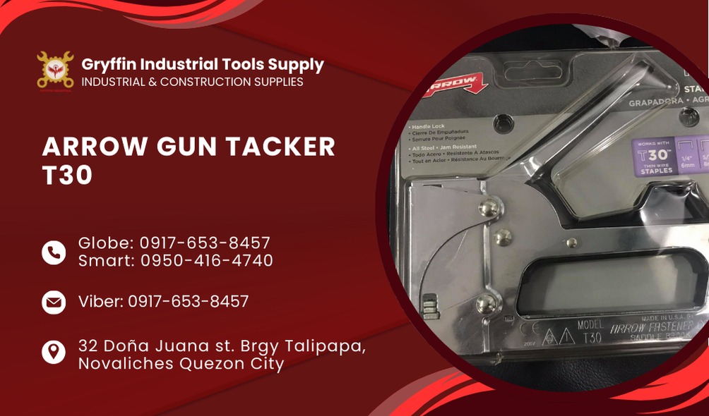 ARROW GUN TACKER T30, Commercial & Industrial, Industrial Equipment on ...